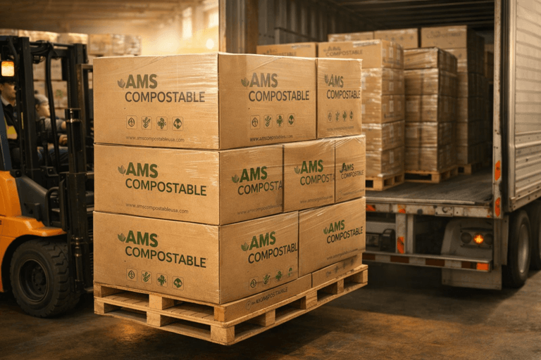 AMS•COMPOSTABLE | 10 Years of Expertise & Global Presence